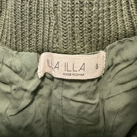 ILLA ILLA | Other | Illa Illa Green Scallop Knit Set | Poshmark